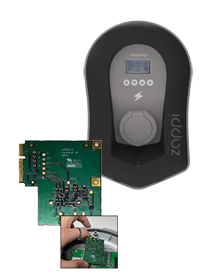 Eco-smart Single Phase EV Charge Point 7kW Untethered Black with Tampe ...