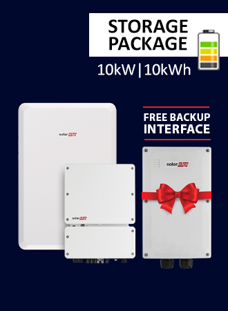 SolarEdge 10kW Home Hub Inverter, FREE Backup Interface with 9.7kWh En ...